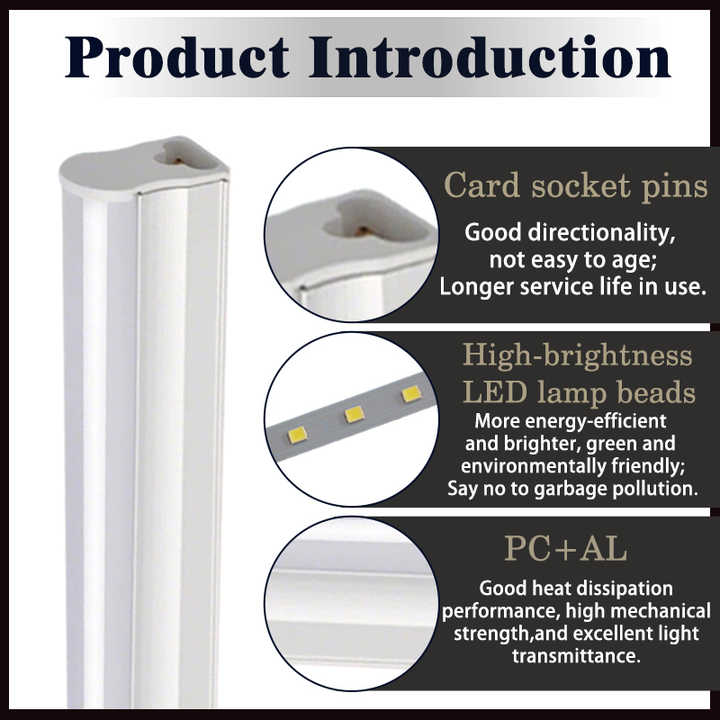 15W T5 LED Replacement Tube, Aluminum+PC, Single/Magnetic Ballast ...