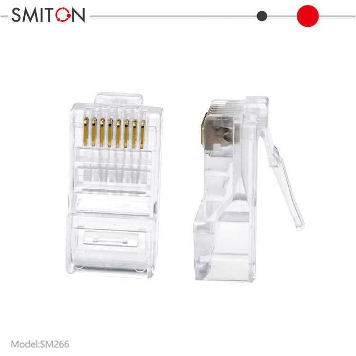 Cat6 RJ45 Connector Cat6 Modular Plugs Cat 6 Network Ethernet UTP Cable ...