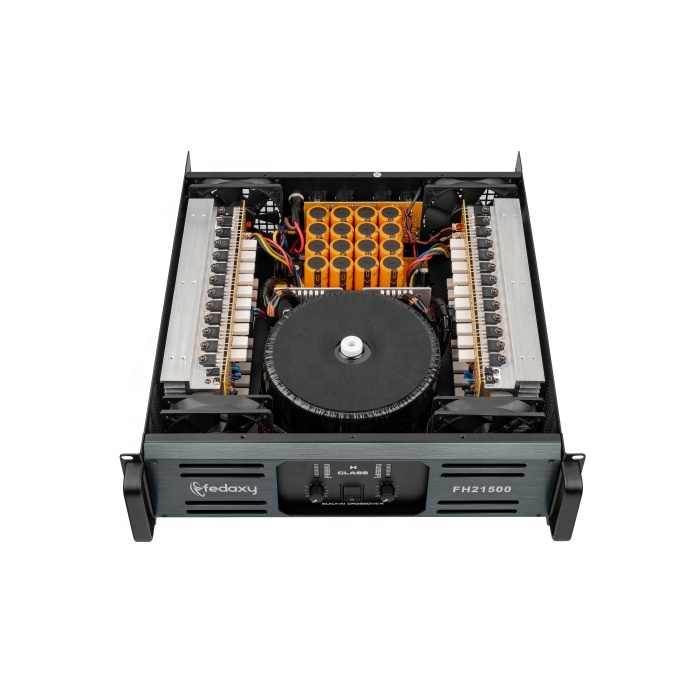 High Power Amplifier pa System 2channel 1500watts 3u 2ohm Class h Home ...