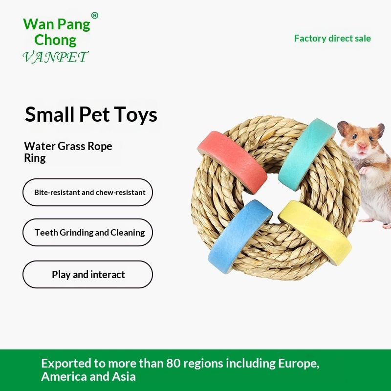 Factory Direct Supply Water Grass Rope Ring Pet Bite Molar Play ...