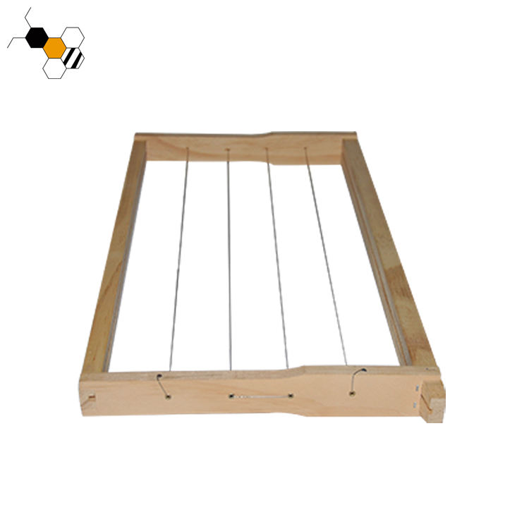 Durable Wooden Beehive Frame - Assembled with Iron Wire