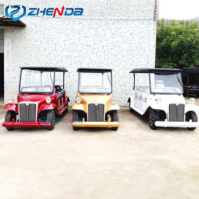 ZHENDA New Electric Mini Bus Sightseeing Tourism Bus with Cartoon Buggy ...