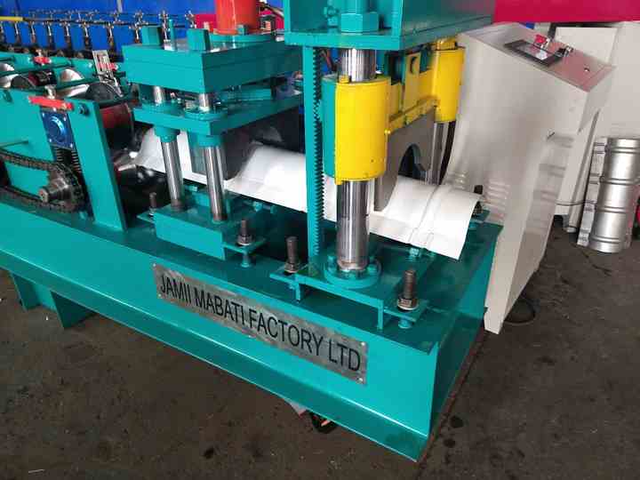 Metal Roof Ridge Cap Roll Forming Machine for Sale PPGI Galvanized ...