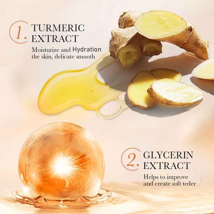 Private Label Turmeric Body Care Set Brightening & Soothing Body Lotion ...