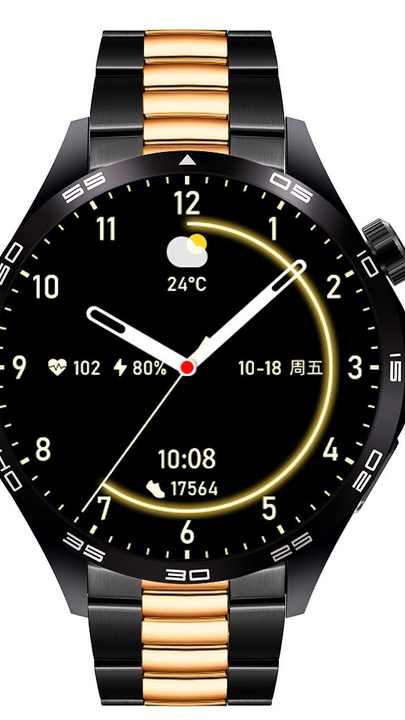 WS-26 Smart Watch 3 Straps GPS Positioning Gradient Dynamic Dial ...