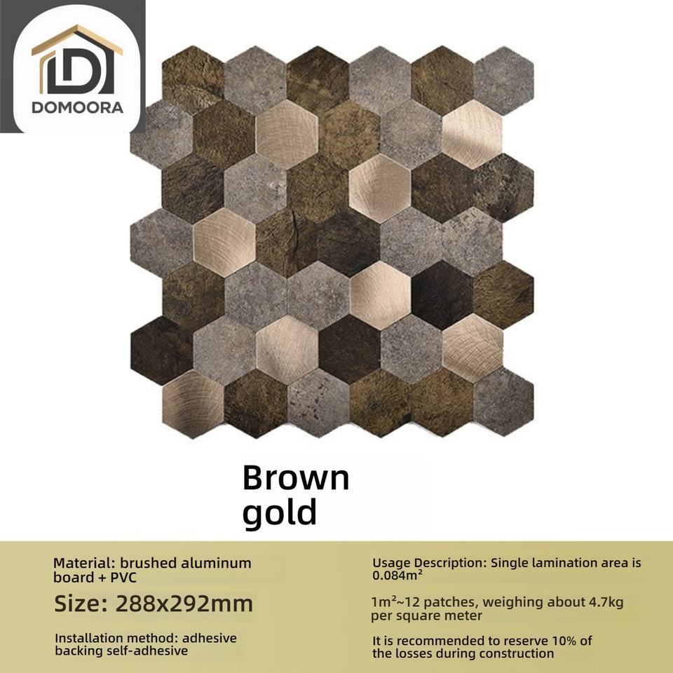 Decorative Hexagonal Peel and Stick Wallpaper Self Adhesive Heat ...