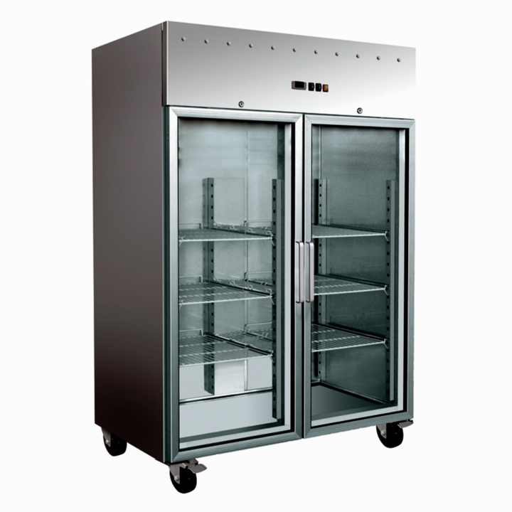 Large 1000L Capacity Frost-Free Upright Commercial Fridge Freezer Combo ...