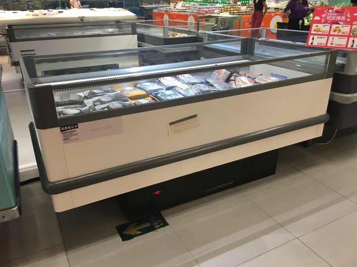 Seafood Fish Display Freezer Cabinet - Commercial Stainless Steel ...