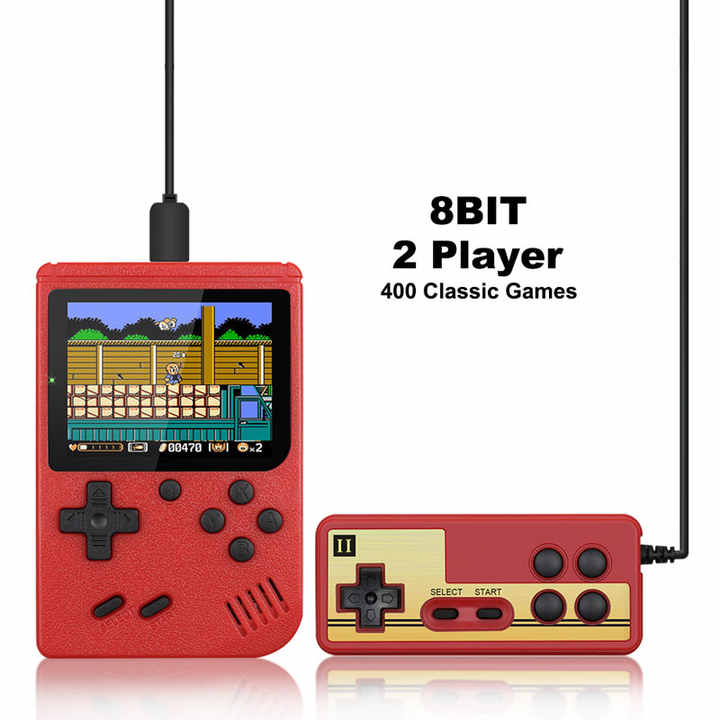 Retro Classic FC 8bit 400 in 1 Video Games - Handheld Fun
