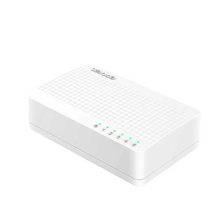 Tenda S105 5 Port 10/100Mbps Fast Network Switch with IEEE 802.3u/x ...