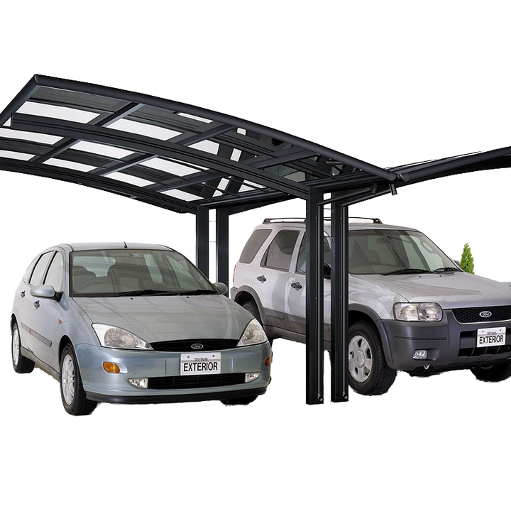 Portable Luxury Foldable Carport Canopy with Polycarbonate Cover ...