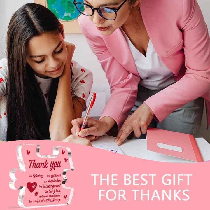 Wooden Teacher Appreciation Sign Display Racks Coworker Assistant Gifts ...