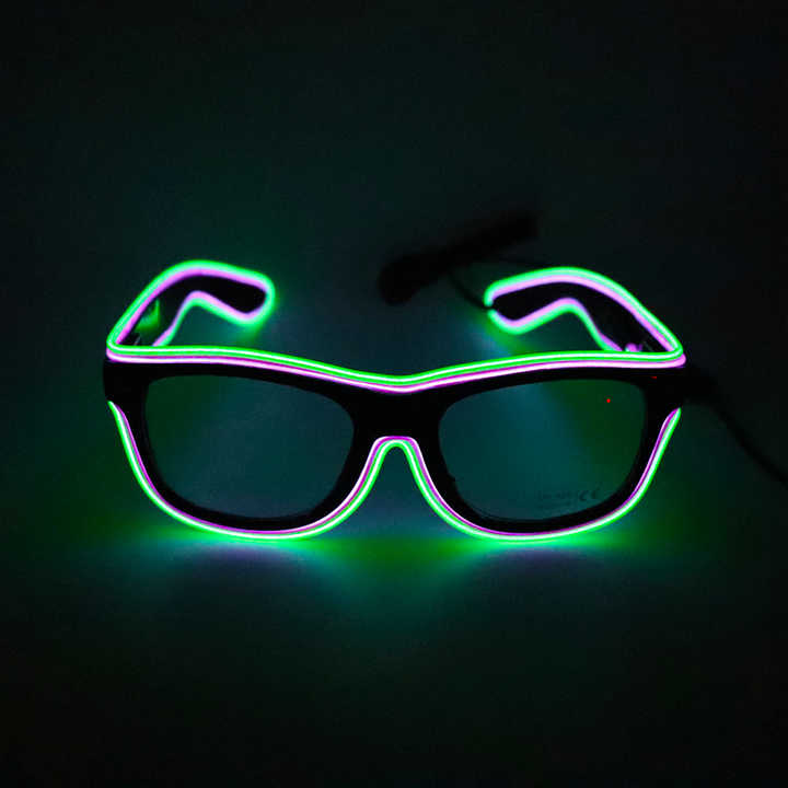 Best Selling SUNJET Custom Logo Flashing Led EL Glasses, Light up ...