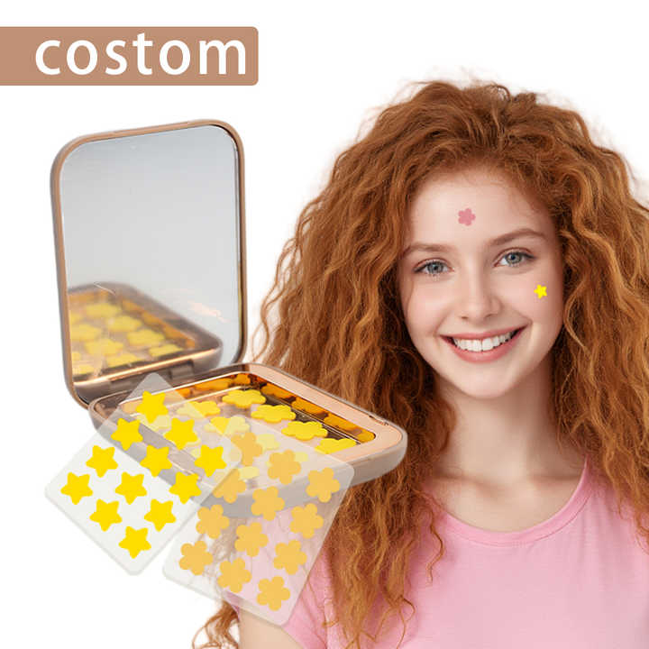 Best Selling Flower Shape Pimple Patch with Mirror Box