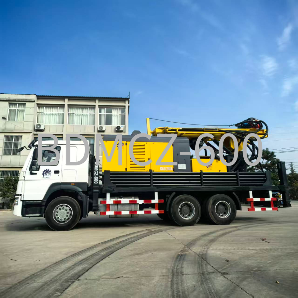 BDMCZ-600 Rotary Water Well Drilling Rig with Pump & Bearing Truck ...