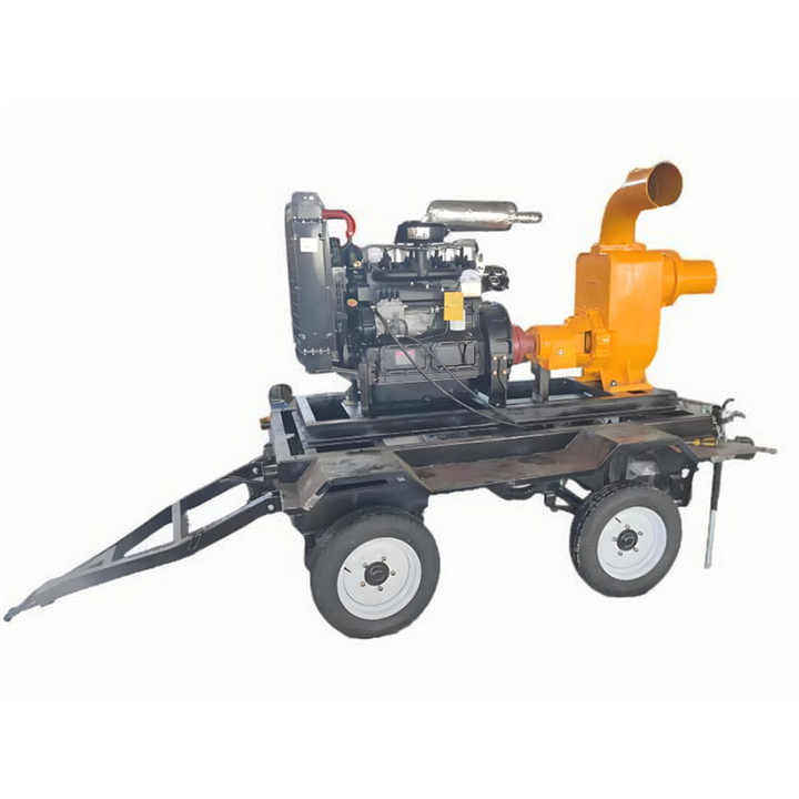 Mobile 4-Inch Anti-Clogging Self Priming Pump 25HP Diesel Engine 30s ...