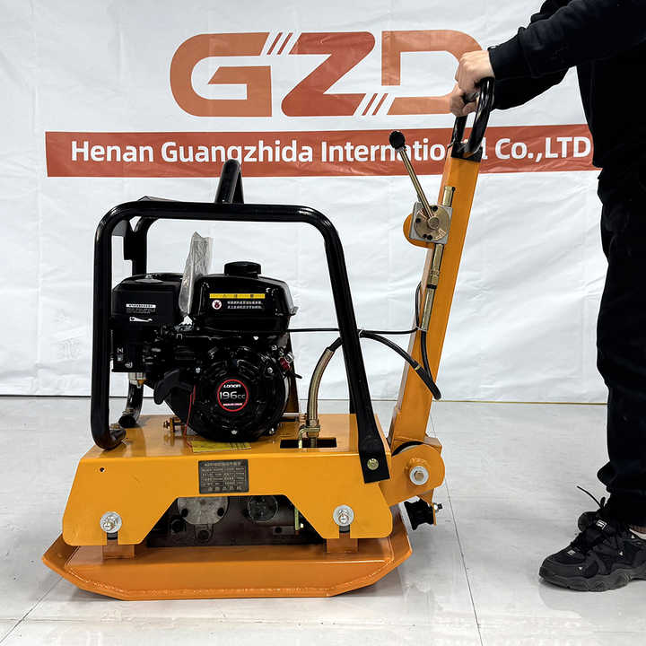 GZD Road Machinery Soil Tamping Asphalt Paving Reversible Plate Tamper ...