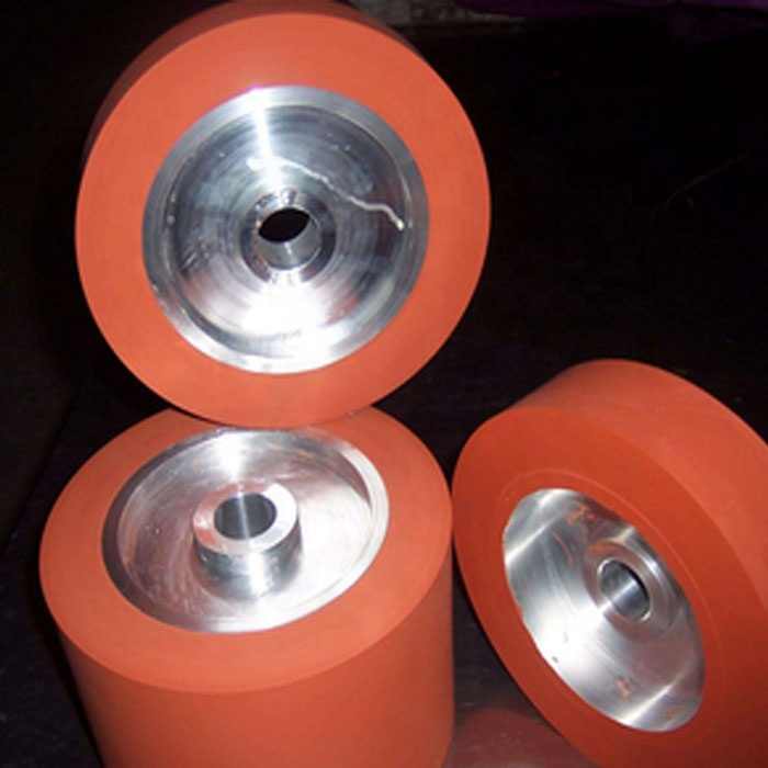 Hot Stamping Silicone Rubber Wheel Roller Supplier Factory Heat ...