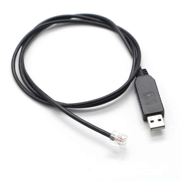 Custom FT232RL Chip USB to RS232 RJ11 4p4c Male Console Serial Cable ...