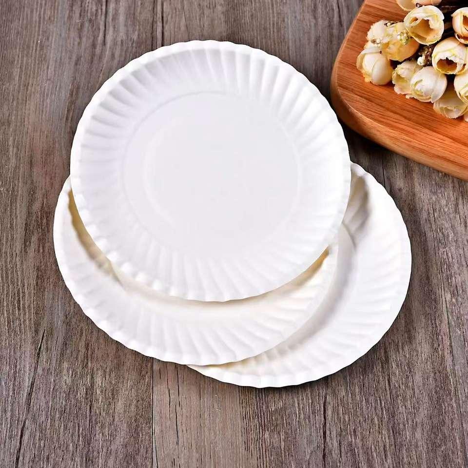 Birthday Cake Plates, Party Paper Plates, Tableware, White Essentials ...