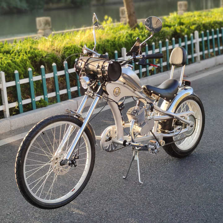 2-stroke Vintage Chopper Bike - 48CC Gasoline Engine