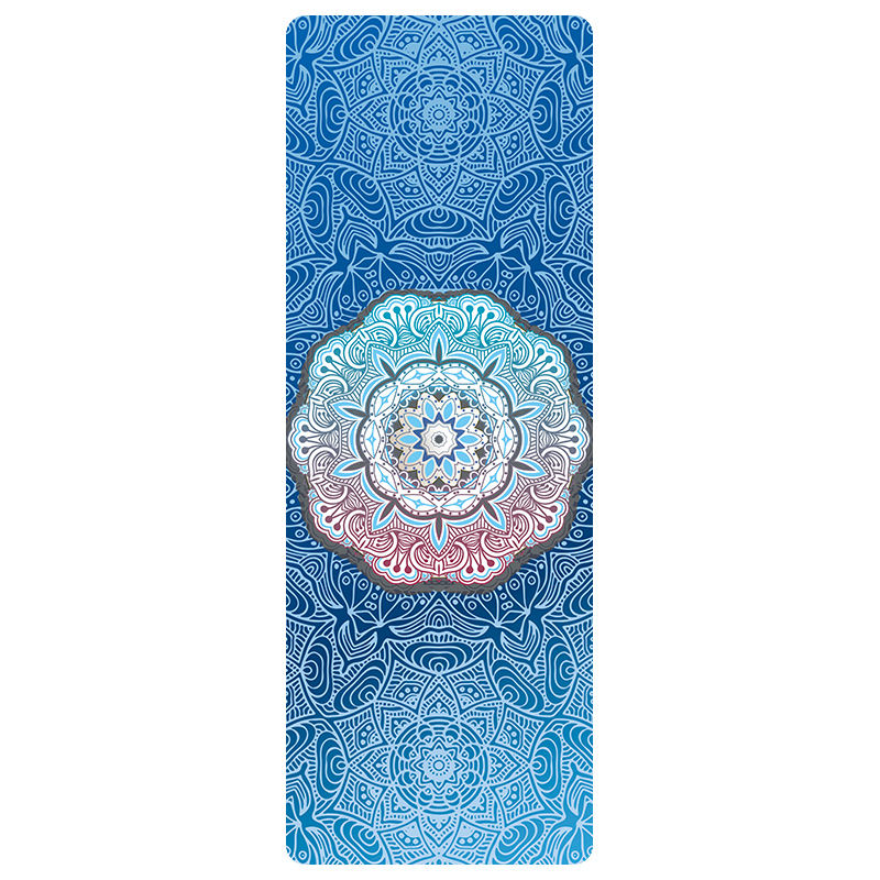 Universal Leather textured rubber Yoga Mat Patterned Luxury Finish ...