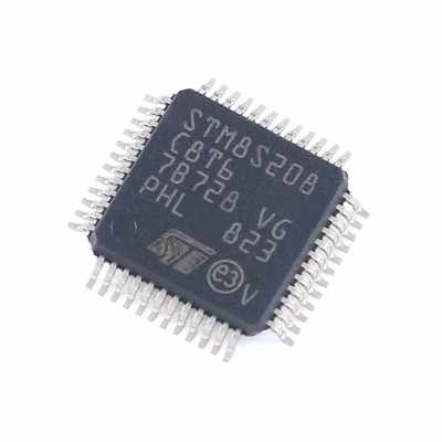 Mcu Electronics STM8S208C8T6 LQFP-48 24MHz/64KB Flash / 8-bit microcontroller -MCU| Alibaba.com