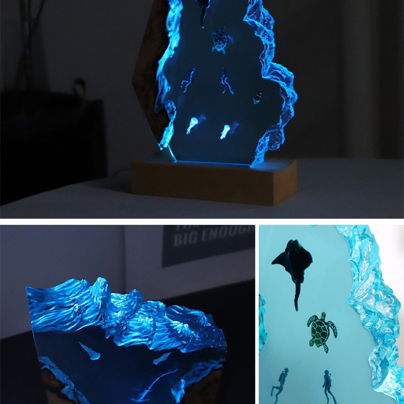 LED Diorama Light - Warm White Miniature Street Lamp