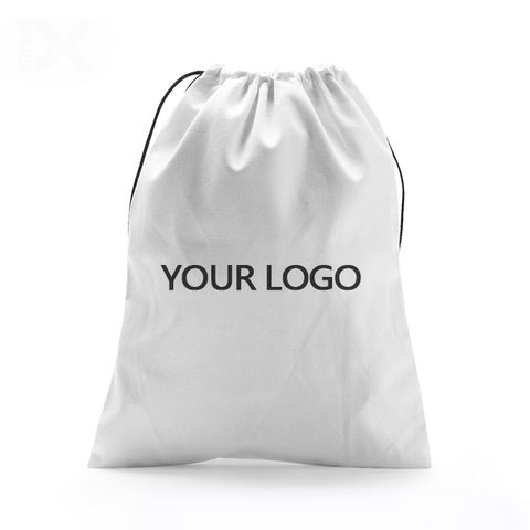 Custom Printed Logo Canvas Pouch - Perfect for Cosmetics