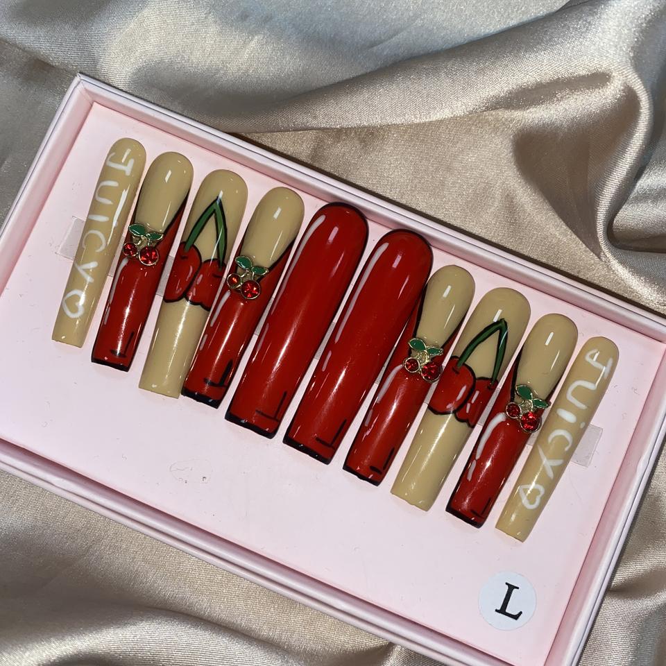 Free Shipping Luxury Designer Press on Nails Art Handmade