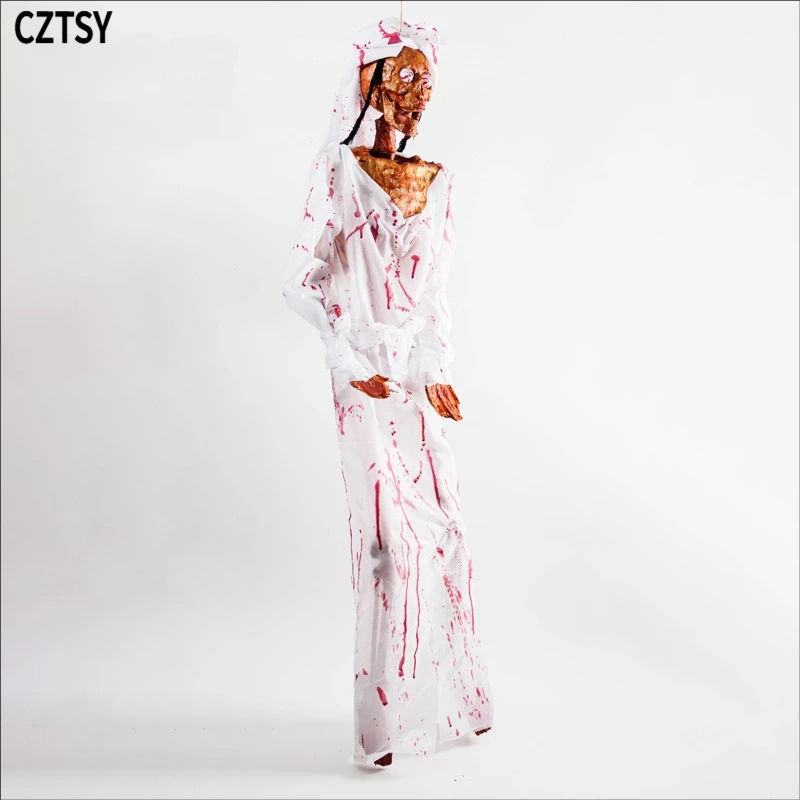 Halloween Skull Skeleton Simulated Human Body Plastic Haunted House ...
