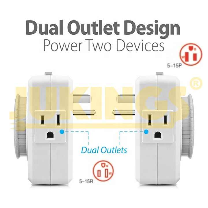 24-hour Heavy-Duty 15 Amp Programmable Mechanical Timer