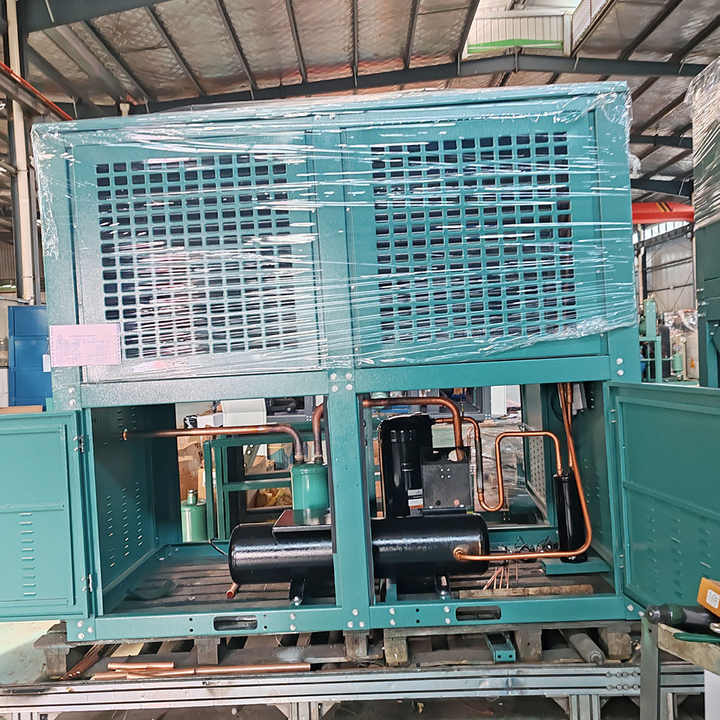 High Efficiency Scroll Compressor Condenser Unit 10-30HP for Cold Room ...