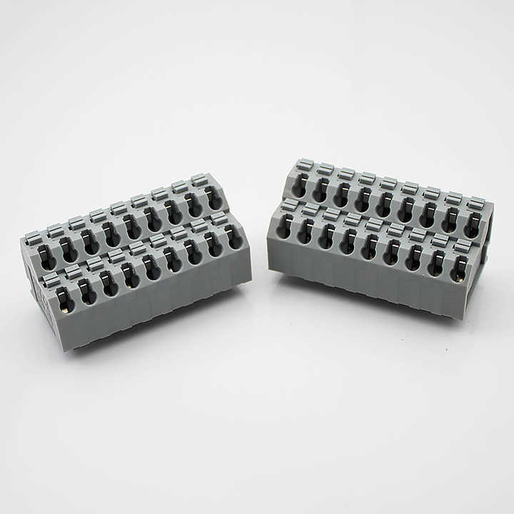 5.0mm Double-layer Screwless Spring-type Wiring Terminal block DG250T/KF250T| Alibaba.com