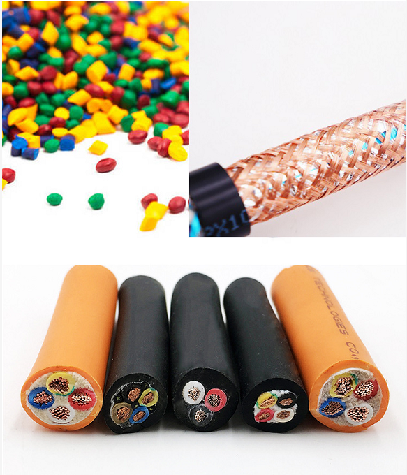 Anti-interference low-smoke halogen-free American standard cross-linked polyethylene electronic ...