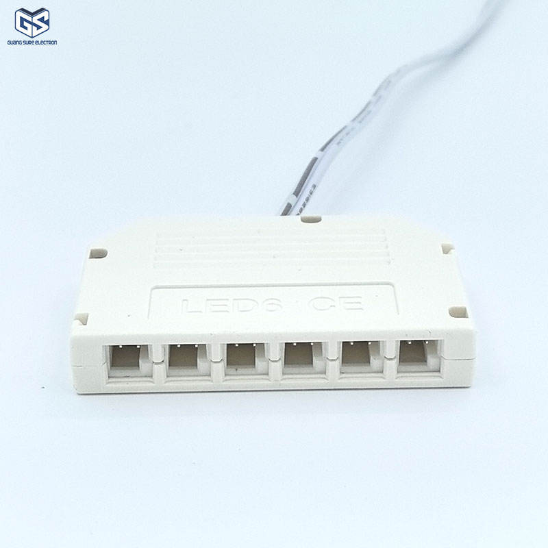 6-Position Junction Box with Pure Copper Wire for Cabinet Light Power ...