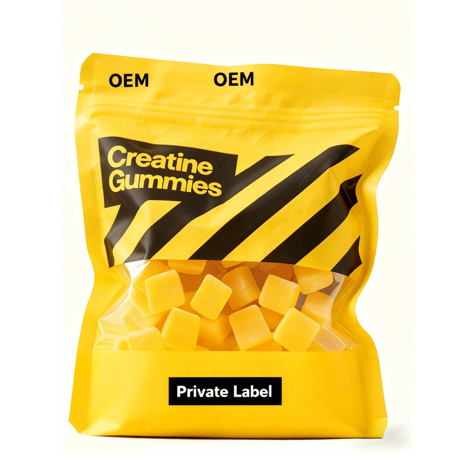 OEM Creatine Monohydrate Gummies for Adults Custom Blend Fruit Punch ...