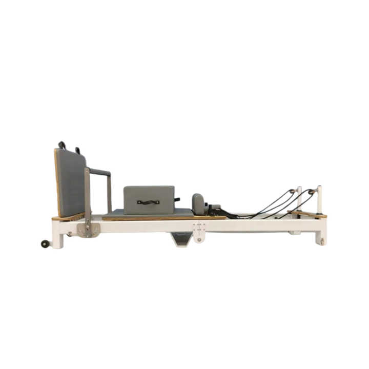 Foldable Reformer Commercial Pilates Reformer Machine Home White ...