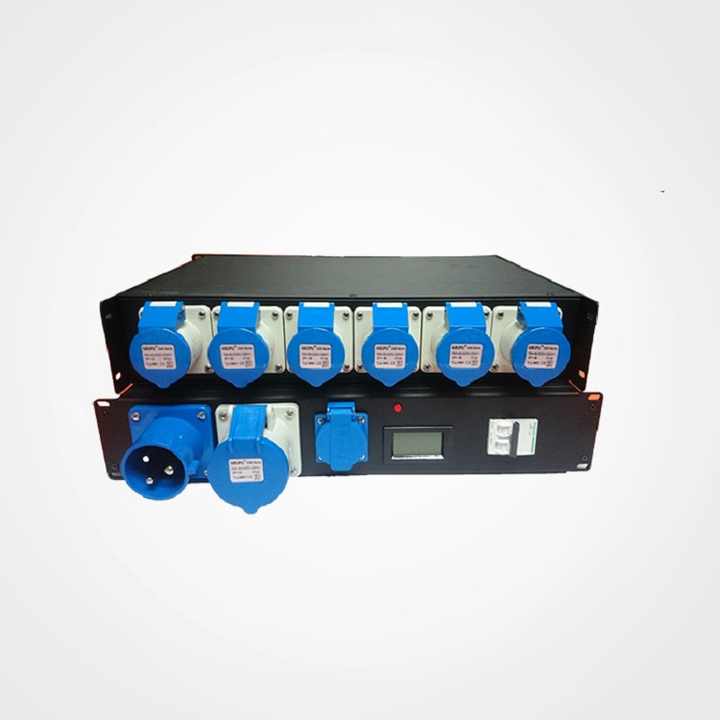 220v Ac Power Distribution Box - Single Phase Rack Mount