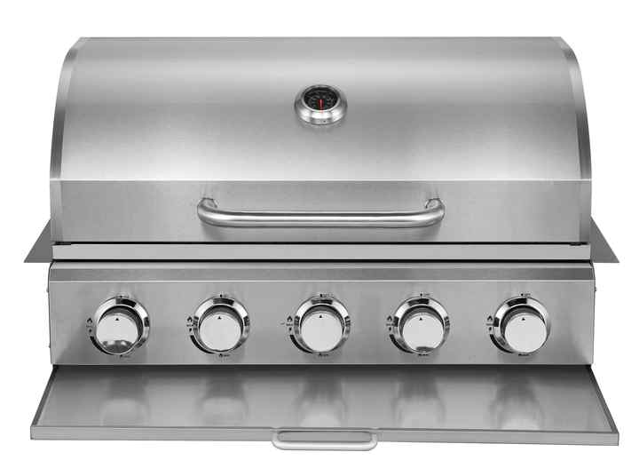 Stainless Steel 4 Burner Gas BBQ Grill for Outdoor Cooking - OEM