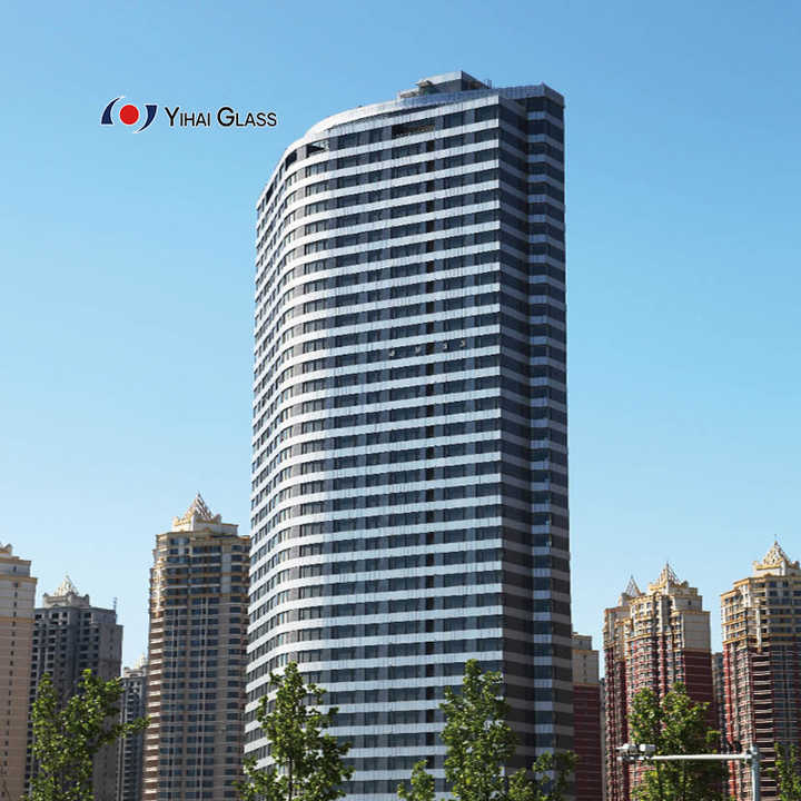 Frameless Partitions Glass Curtain Walls Frameless Double Glazed Glass ...