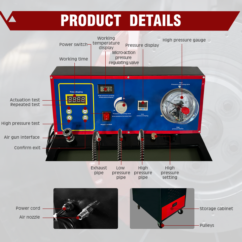Schucars S-109 High-Pressure Brake Caliper Testing Machine: Accurately ...