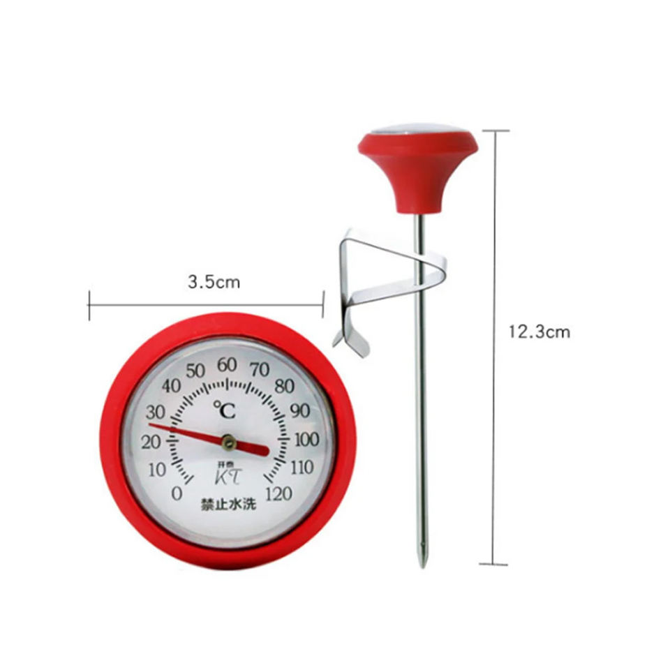 Kitchen Thermometer - Instant Read Scale for Tea, Milk, & Coffee