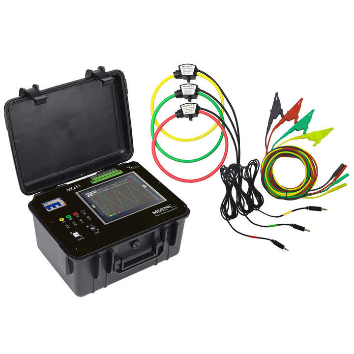 MEATROL Portable Energy Meter Data Logger Three Phase Network Power ...