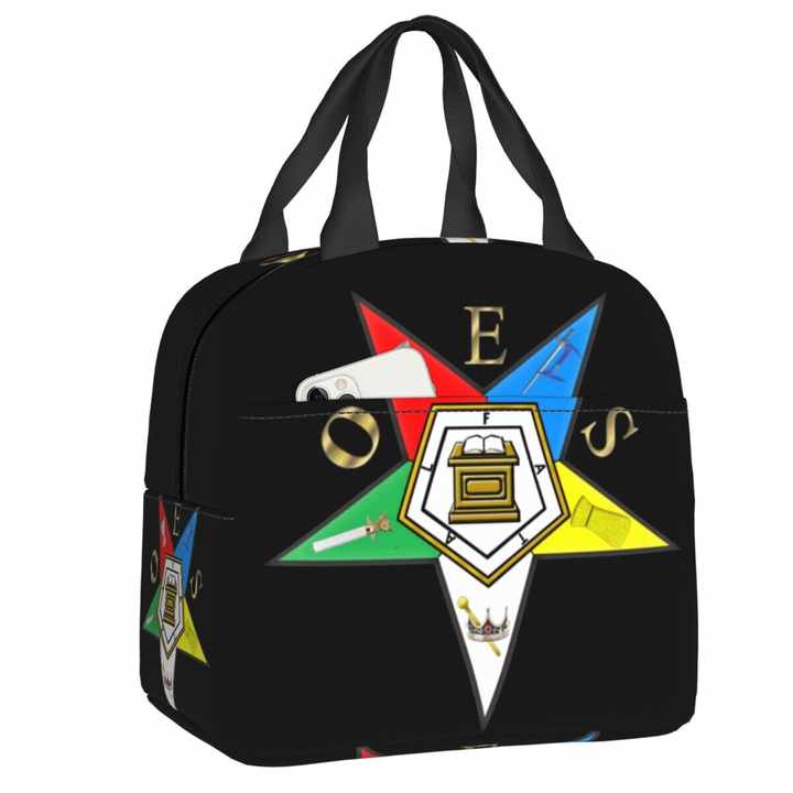 Order of the Eastern Star Drawstring Backpack Bags 600D Oxford Cloth ...