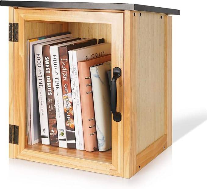 Outdoor Small Wooden Library Book Box Storage for Schools