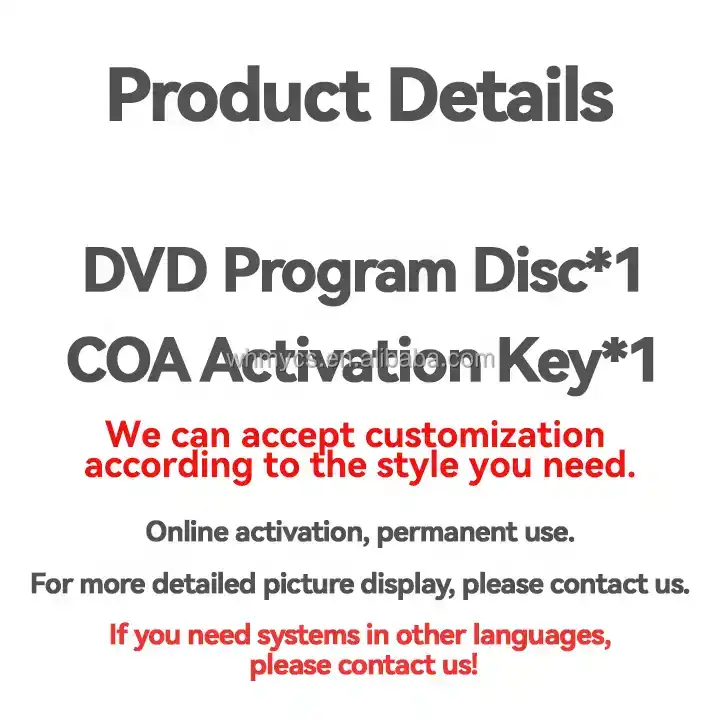 Win10 IoT 2019 LTSC High End OEM COA Key Sticker DVD Package Lifetime ...