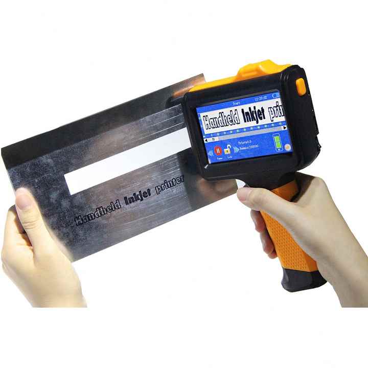 Portable Mini Jet Inject Printer Handheld Single Color Inkjet for Metal ...