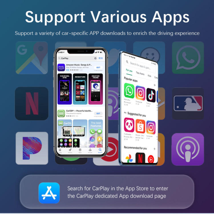 Wireless Apple carplay adapter CarPlay activator adapter smart car box ...