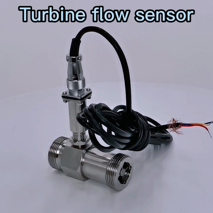 Flowmeter Water Turbine Flow Meter Sensor with Pulse Signal Thread ...
